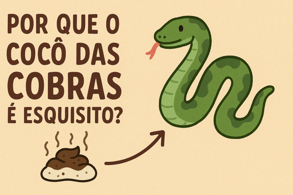 Por que o cocô das cobras é esquisito? - EcoEra